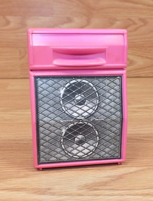 Genuine Vintage Mattel inc. 1986 Baby Pink Barbie Boom Box Only **READ ...