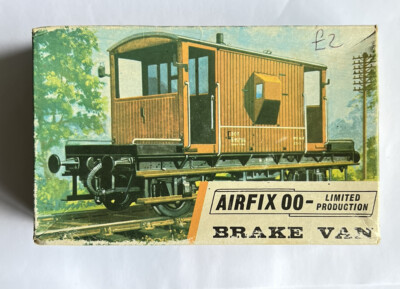 Airfix Brake Van 00 Scale B.R. 20 Ton construction Kit in original Box ...