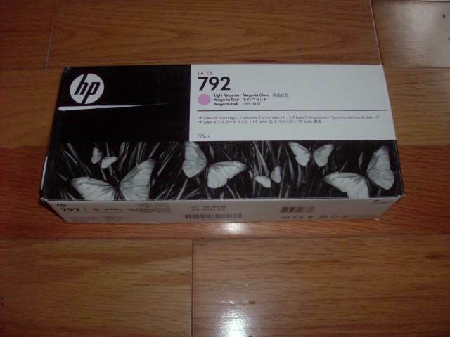 2022 GENUINE HP #792 Lt MAGENTA LATEX CARTRIDGE CN710A DESIGNJET L26500 ...