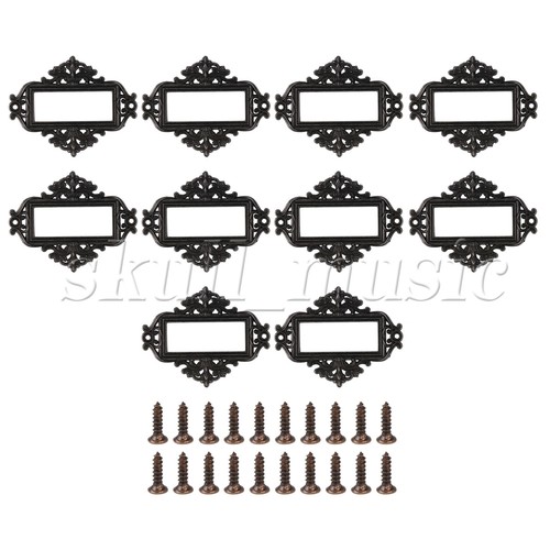 10 x Bronze Vintage Lace-up Business Tag Label Frame Card Holder for ...