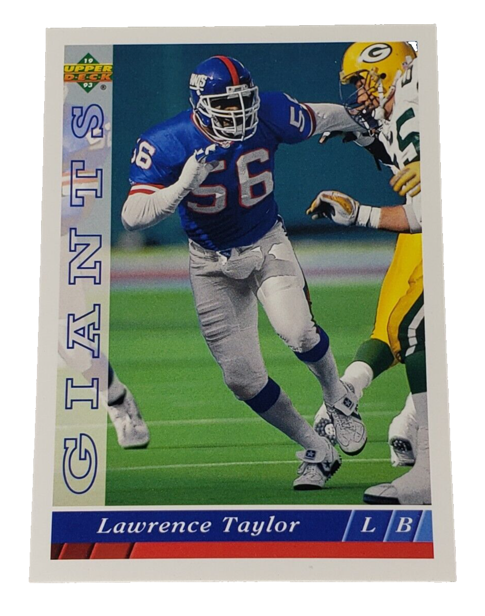 1993 Upper Deck Football Lawrence Taylor#117 New York Giants NFL HOF | eBay