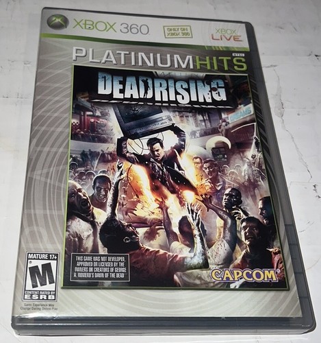 Dead Rising Platinum Hits Edition (Microsoft Xbox 360, 2006) Complete ...