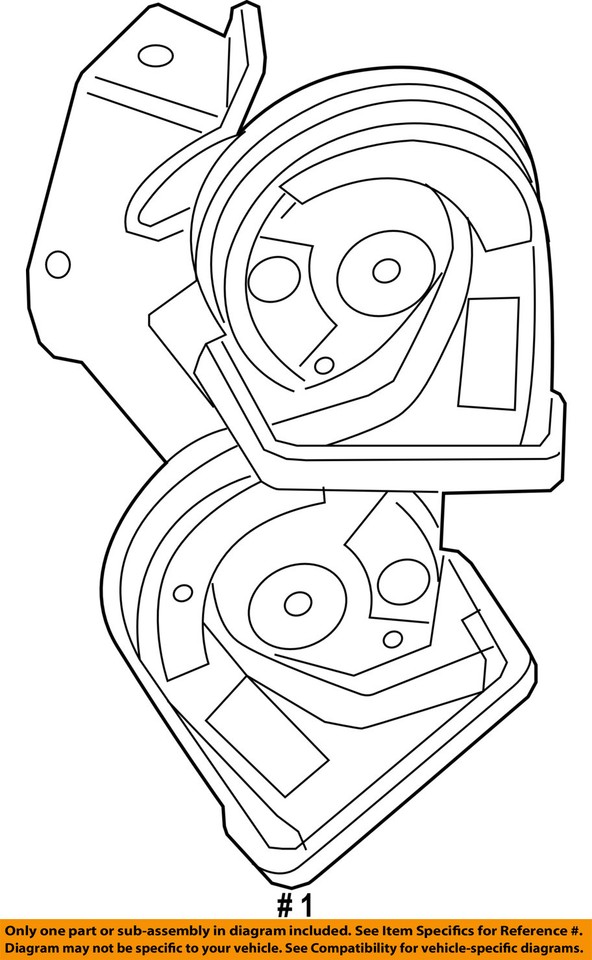 FORD OEM 12-18 Focus-Horn CM5Z13832A | eBay