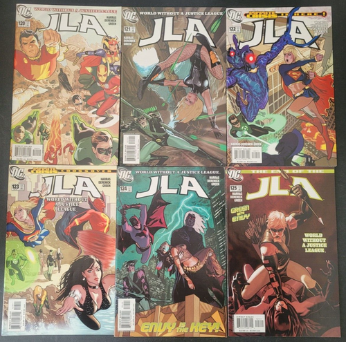 JLA #120-125 (2005) JUSTICE LEAGUE AMERICA SET OF 9 ISSUES! FINAL ...