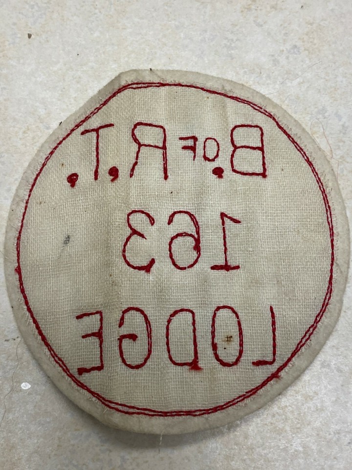 Vintage Felt Brotherhood of Railroad Trainmen Patch - 4" | eBay