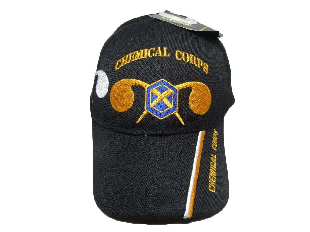 Black US Army Chemical Corps Hat Ball Cap Military Elementis Regamus ...