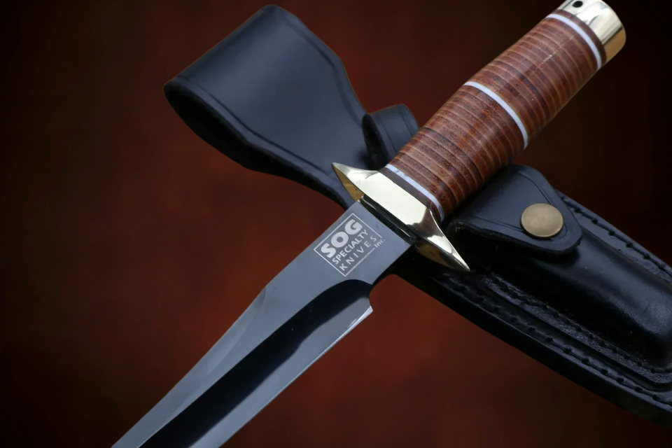 CUSTOM HANDMADE D2 STEEL SOG RECON BOWIE KNIFE WITH LEATHER SHEATH | eBay