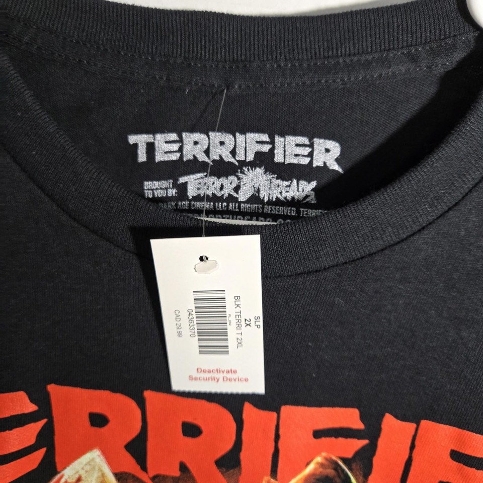 T-Shirt / Terrifier Graphic Tee / Size 2X / Horror Movie Merch / New | eBay