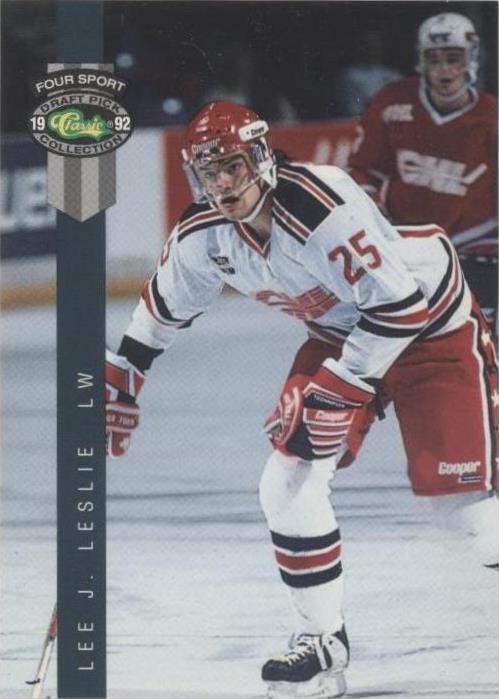 1992 Classic Four Sport Draft Pick Collection - Lee J. Leslie #175 (RC ...