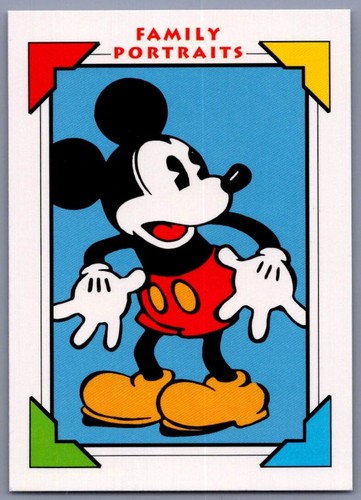 1991 Impel Disney Family Portraits Mickey Mouse #106 | eBay