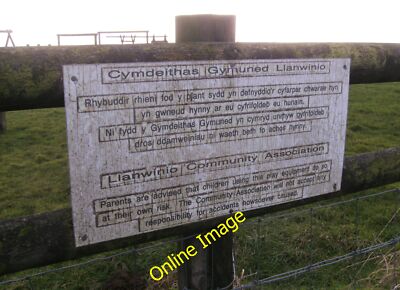 Photo 12x8 Sign in Welsh and English Blaenwaun/SN2327 Sign for parents ...
