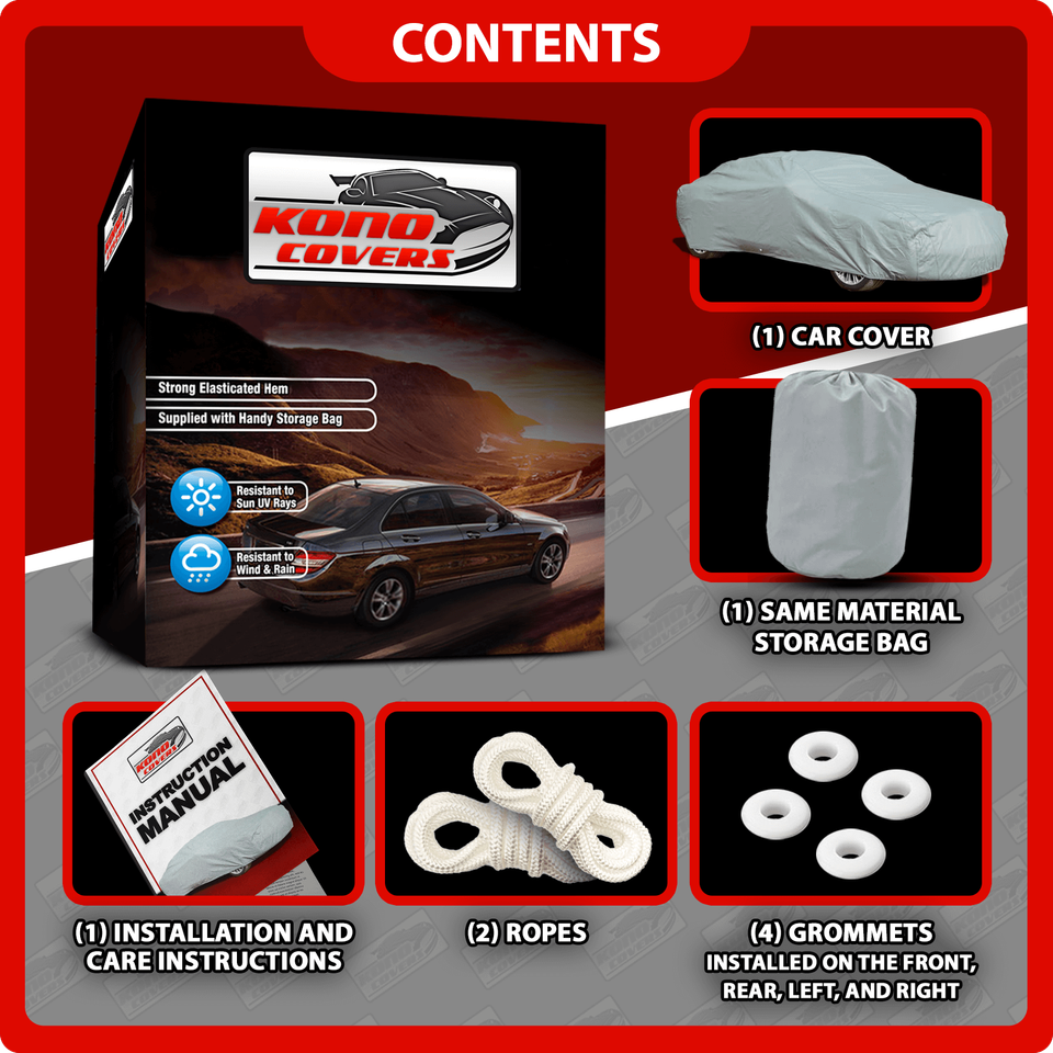 Chevrolet Corvette C5 6 Layer Car Cover 1997 1998 1999 2000 2001 2002 ...