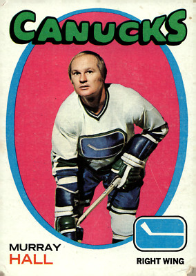 1971-72 Topps - #109 Murray Hall Canucks | eBay