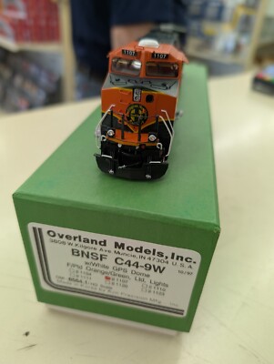 Overland Models Inc HO Painted Brass BNSF #1107 9C44-9W DC NO SOUND | eBay