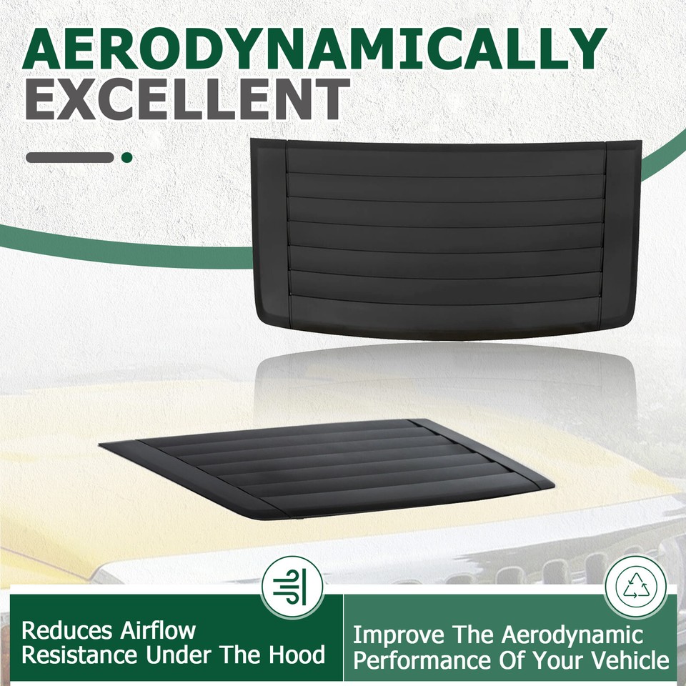 NEW Louver Hood Air Vent Grille Panel For 2006-2010 Hummer H3 20880500 ...