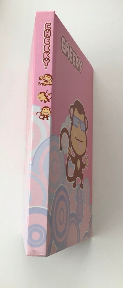 Withit With It Cute Cheeky Monkey Pink Notebook Coloured Pages | eBay UK