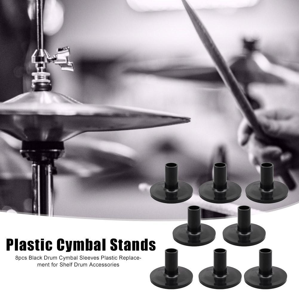 8Pcs Cymbal Sleeves Drum Cymbal Sleeves Universal Convenient Musical ...