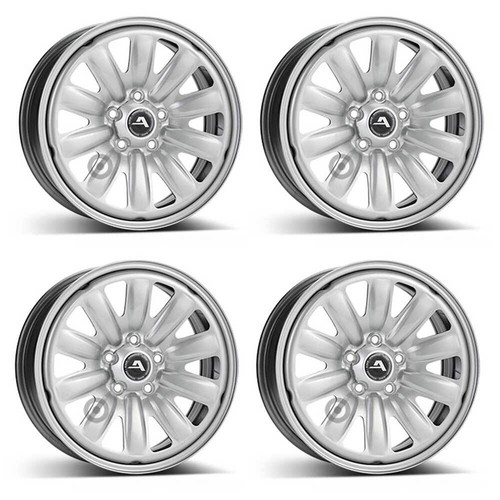 4 Alcar steel wheels rims 130402 6.5Jx16 ET50 5x114,3 for Dacia Duster ...