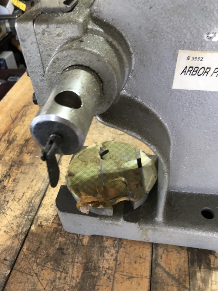 Industrial Arbor Press Bench Top Mount Machinist Milling Hand Operated ...
