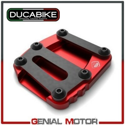 Base Kickstand in Alum Red BAC01A Ducabike Ducati Multistrada 1200 S ...