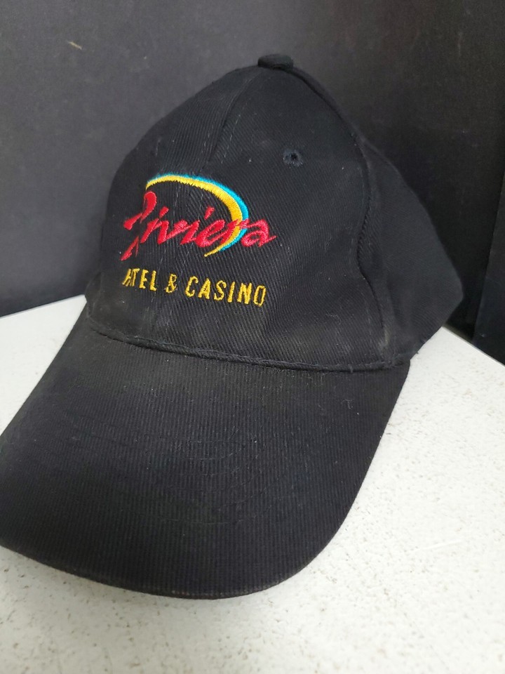 Riviera Hotel Casino Las Vegas Script Logo Adustable Back Sportsman ...