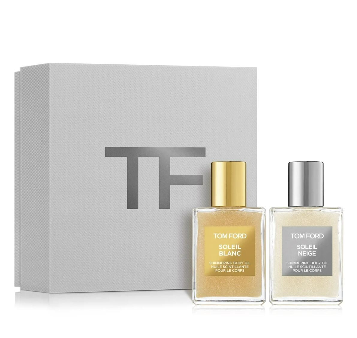 TOM FORD Soleil Shimmering Body Oil Duo Gift Set, Blanc & Neige, 1.5oz ...