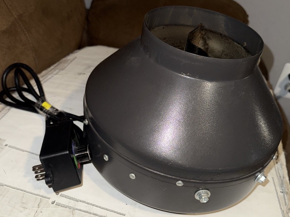 Vivosun 6” Inline Duct Fan GDF-1-150 with Fan Speed Controller Tested ...