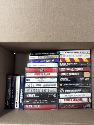 Lot Of 28 Vintage Mixed Cassettes Tapes 80s 90s. UNTESTED | eBay