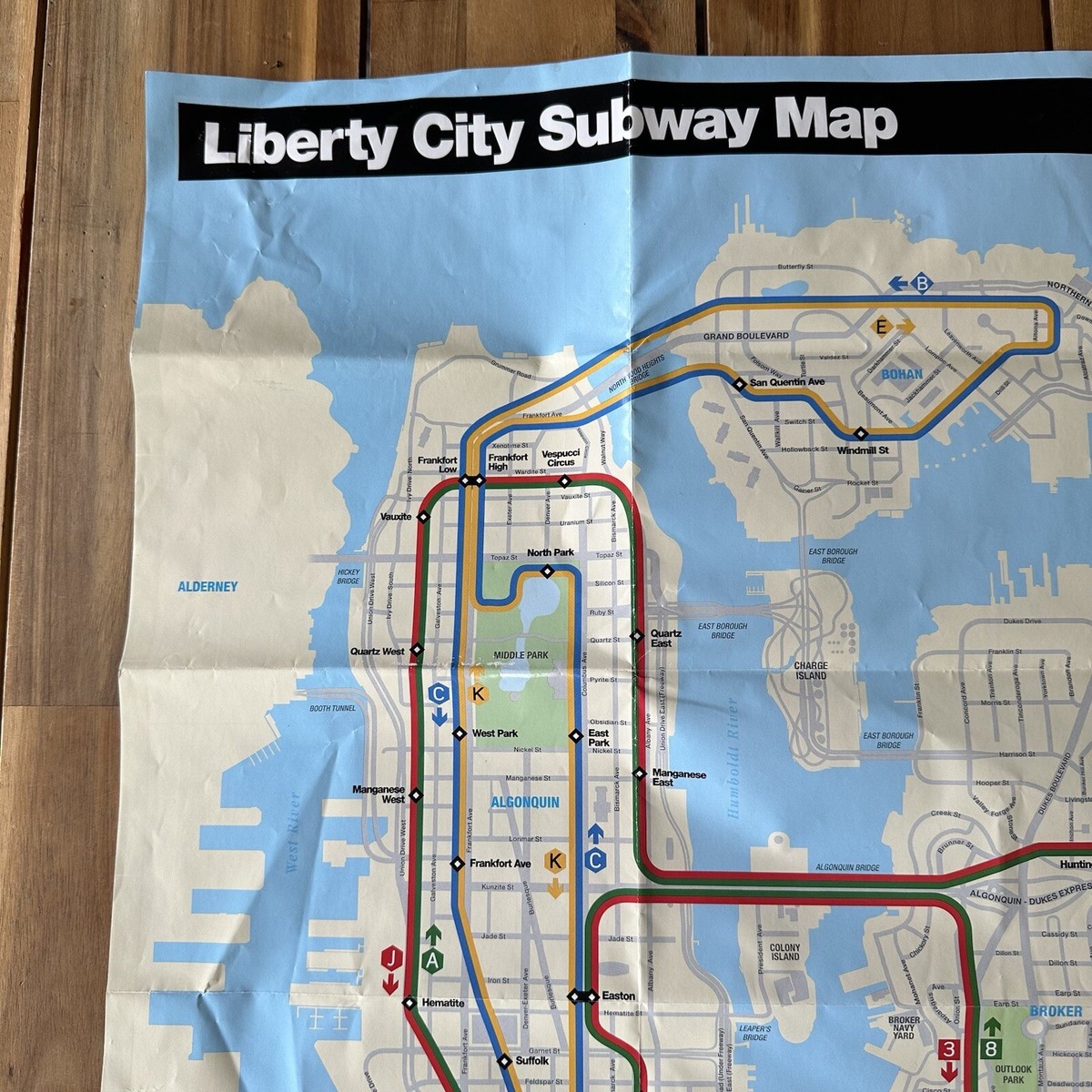 Grand Theft Auto Liberty City Map Grand Theft Auto: Episodes From