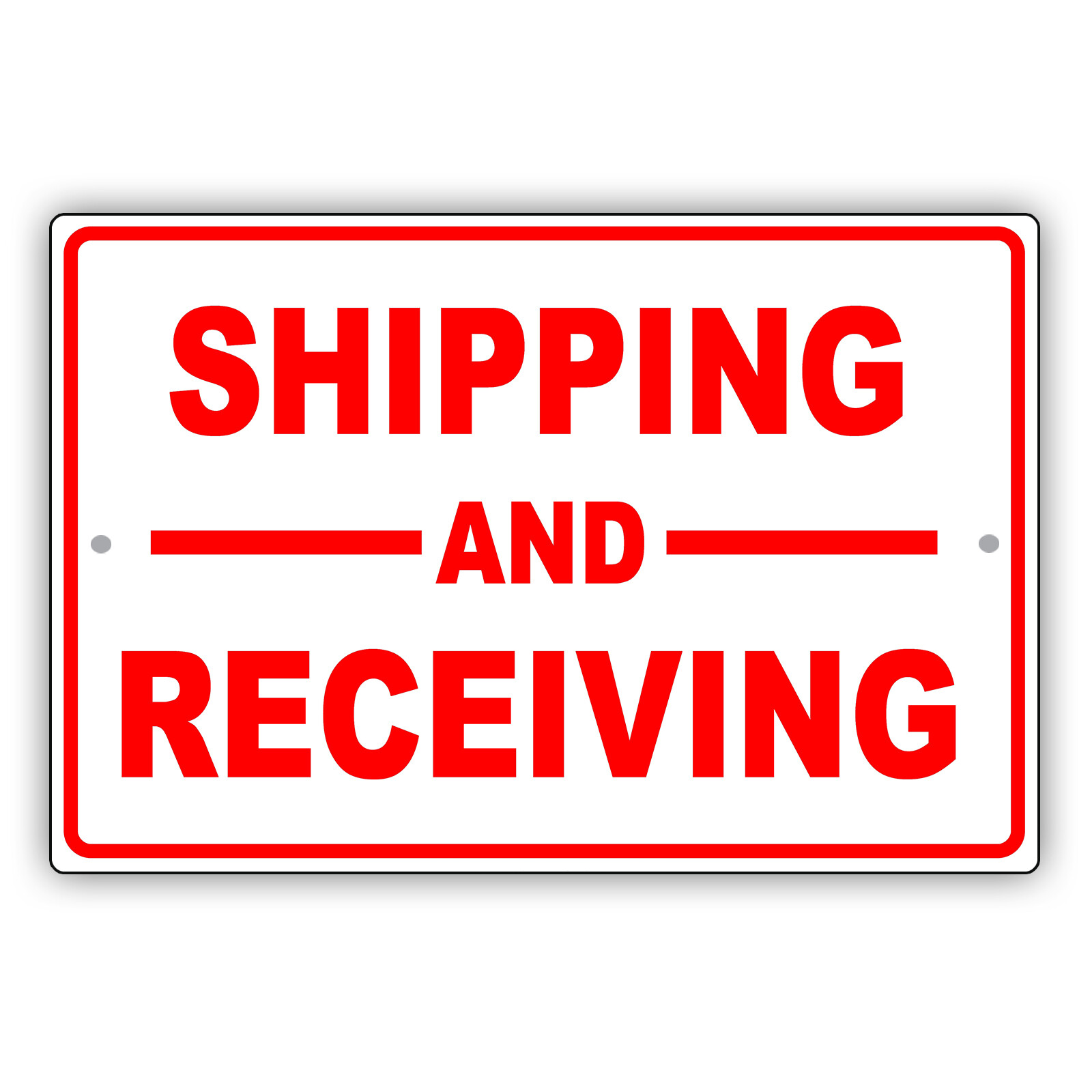 Shipping And Receiving Loading Dock Forklift Novelty Notice Aluminum ...