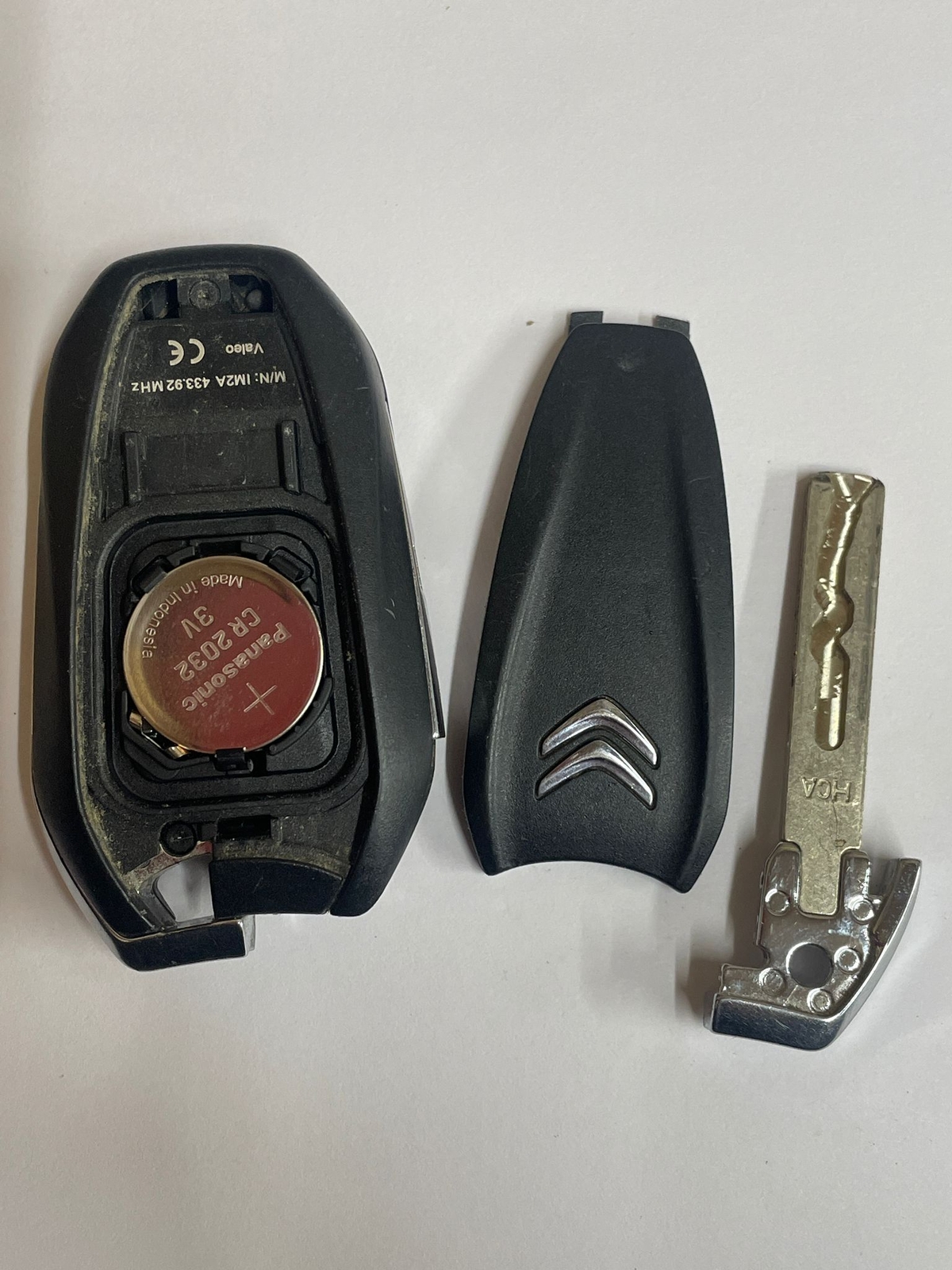 GENUINE CITROEN 3 BUTTON REMOTE SMART KEY FOB DS3 DS4 DS5 ETC TESTED ...