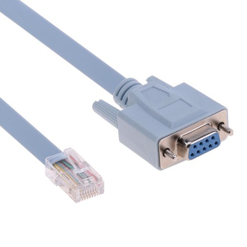 RJ45 Male to DB9 Female 1.5m Network Console Cable for Cisco Switch ...
