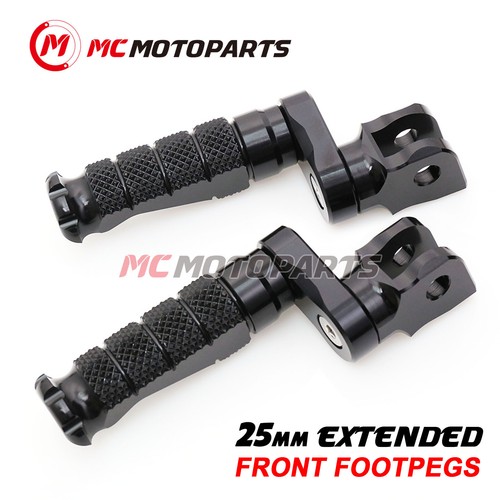Black 1 inch Riser R-FIGHT Rider Footpegs Kit For Razor RSF350 RSF650 ...