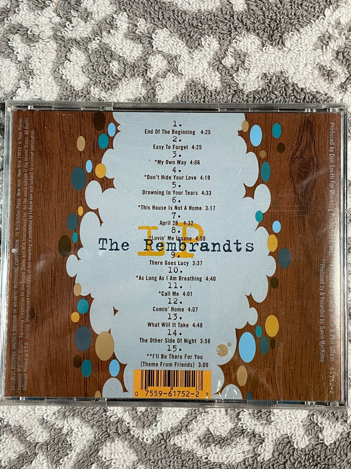 BRAND NEW! The Rembrandts LP (1995) Audio Music CD Pop Rock Theme From ...