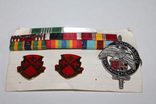 104th Regiment Coat Of Arms With Commando Entrainment Pin and Ribbon ...