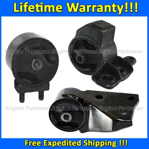 K0739 Front&Rear Motor Mount Set 3PC For Kia Spectra/Sephia 1.8L 1998 ...