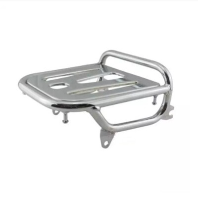 HONDA SUPER CUB C125 CHROME REAR LUGGAGE CARRIER RACK CARRY / DHL ...