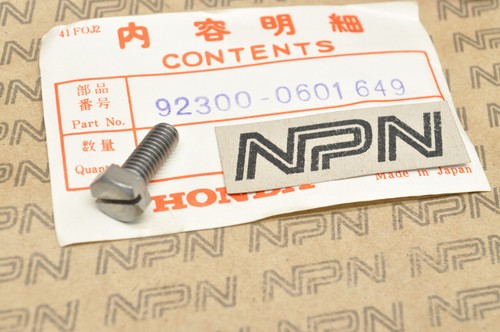 NOS Honda SL175 K0-K1 Exhaust Muffler Slotted Mount Bolt 6x16 92300 ...
