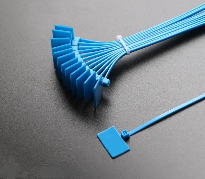 Coloured Cable Tie Marker ID Tie With Write On Tab Label Tag Wire ...
