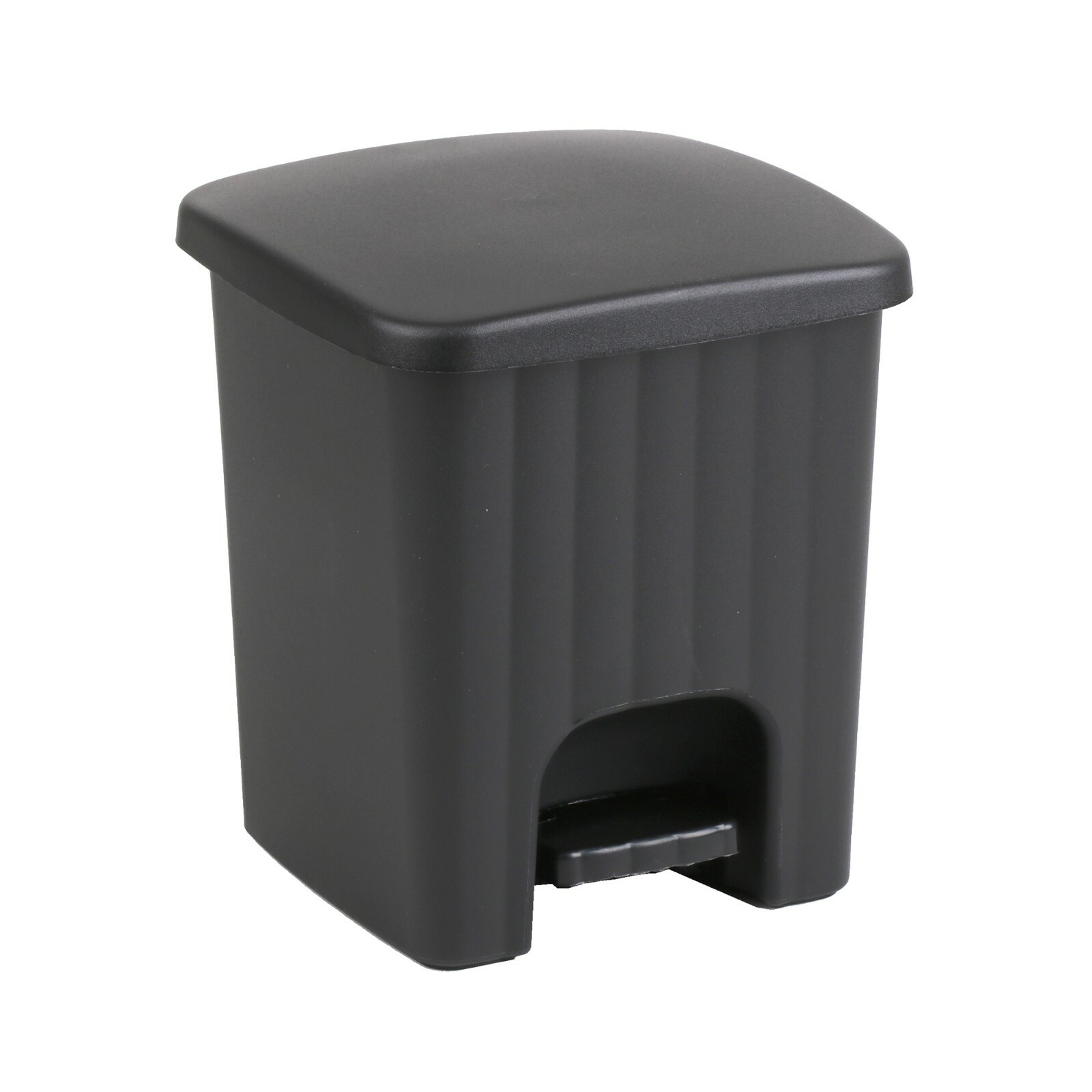 Plastic 5 Litre Bin with Pedal Lid Waste Dustbin Rubbish Garbage ...