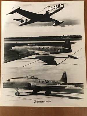 Official United States Air Force Lockheed F- 80 (P80) Shooting Star ...