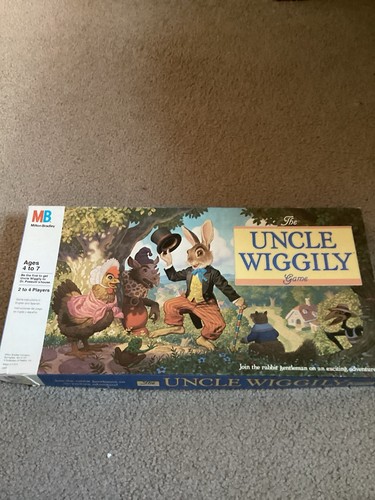 Vintage The Uncle Wiggly Board Game - Milton Bradley 1988 - 100% ...