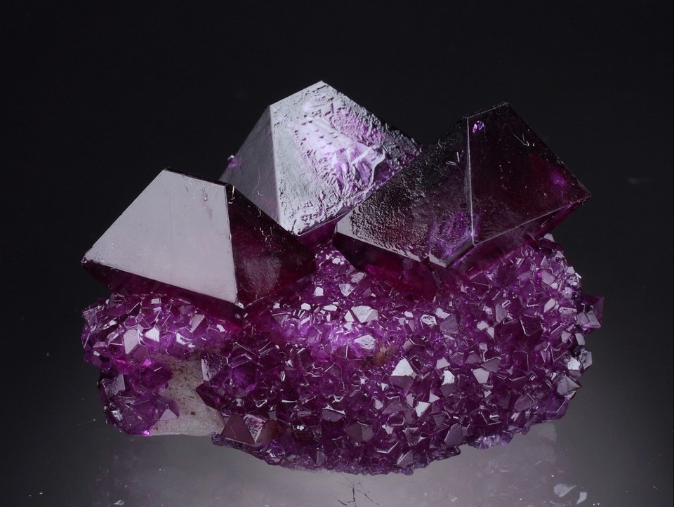 Alum Alun Alunite crystals on matrix from Poland specimen purple like ...