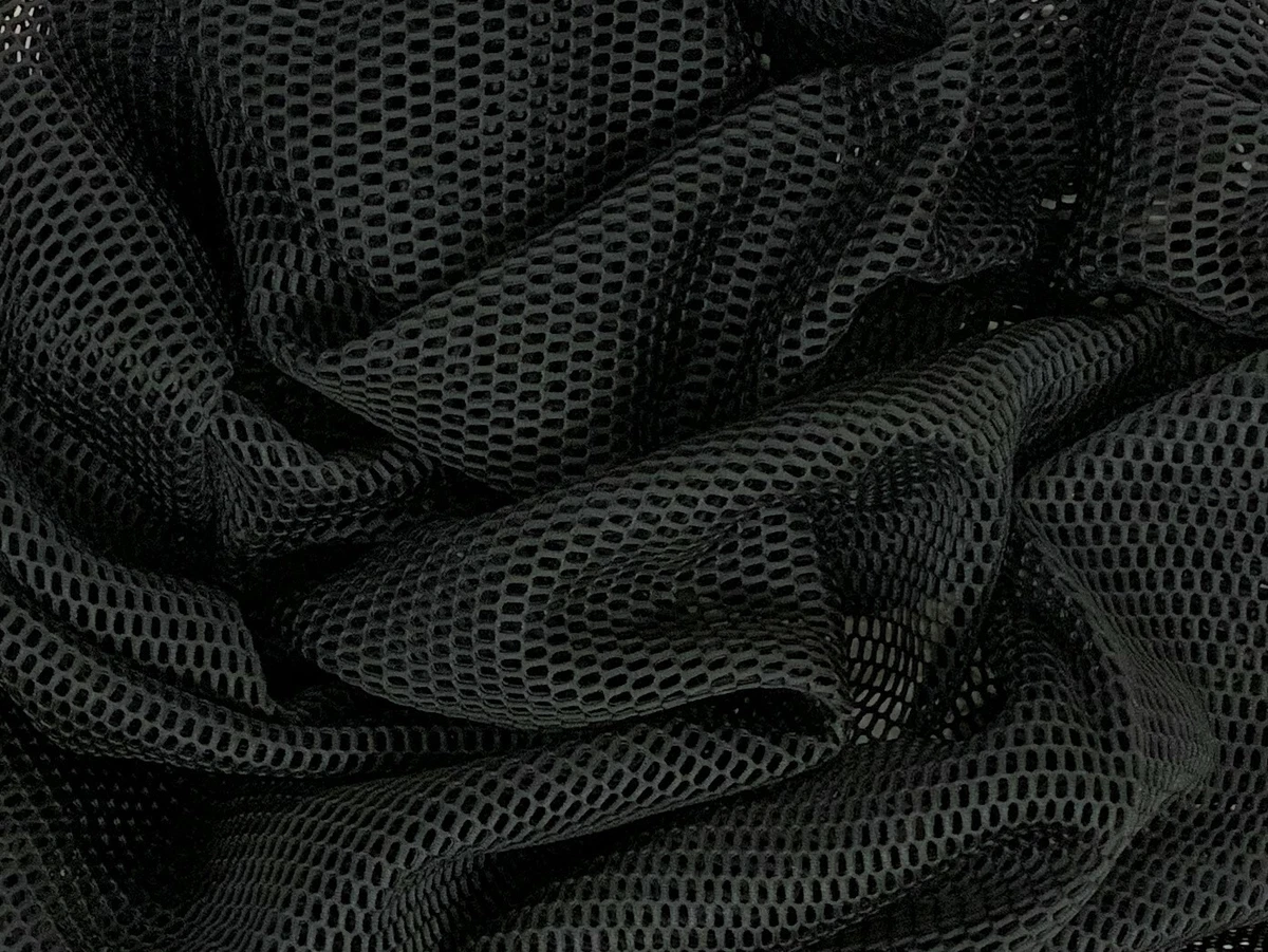 Black Mesh Fabric Texture