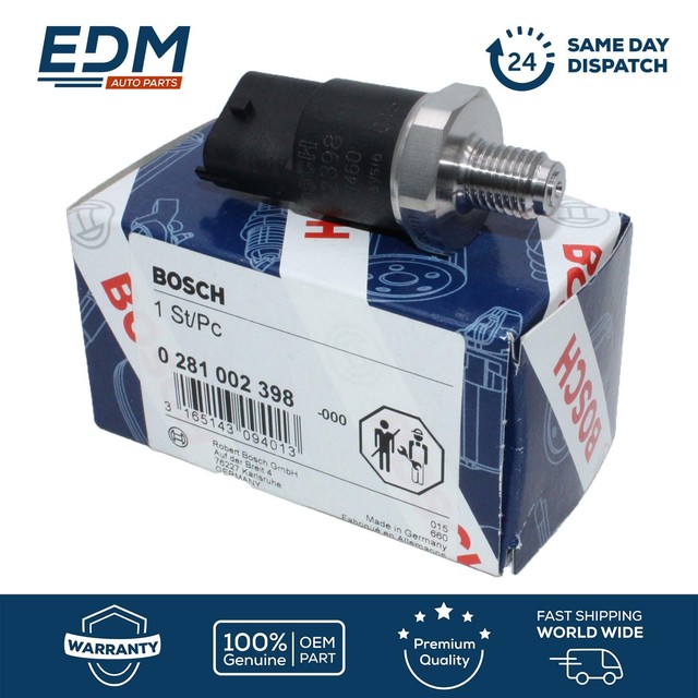 VAUXHALL Combo C 1.7d Fuel Pressure Sensor 04 to 11 Z17dth Bosch ...