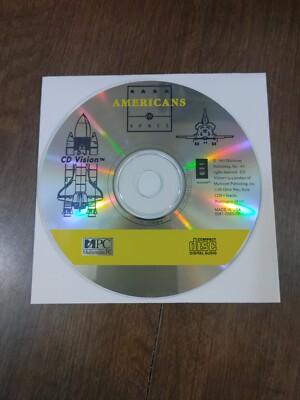 Americans in Space MULTIMEDIA 2 CD-ROMs 1993 FOR PC OR MAC MANNED SPACE ...
