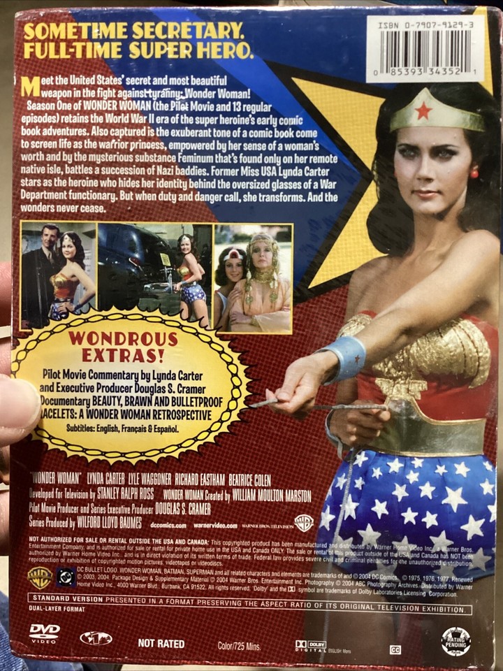 Wonder Woman - The Complete First Season (DVD, 2017, 3-Disc Set) Brand ...