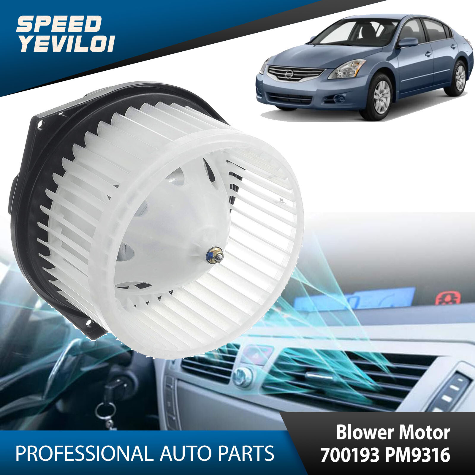 A/C Heater Blower Motor Fan for Infiniti Nissan Altima Maxima Murano ...