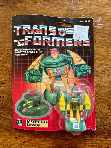 Very rare! Sealed 1985 Transformers G1 Cosmos action figure | eBay