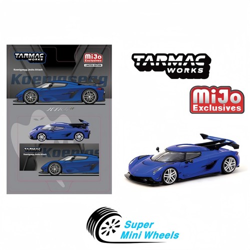 Tarmac Works 1:64 Koenigsegg Jesko Attack – Blue | eBay